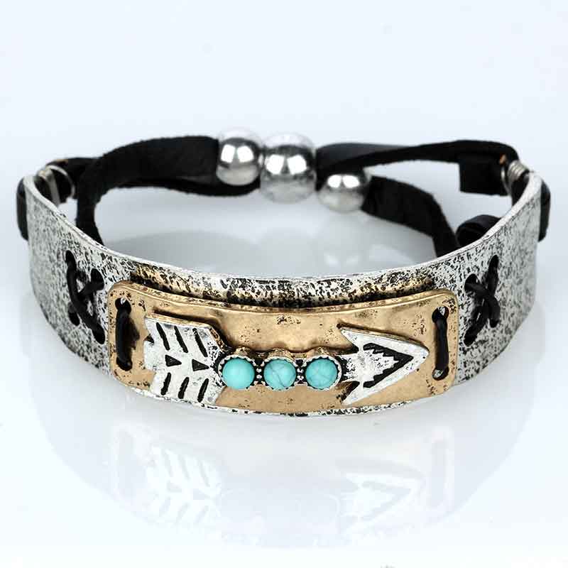 Western “ARROW” Bracelet – QB-5320/SBGB 1 – Bluetortoisewholesale
