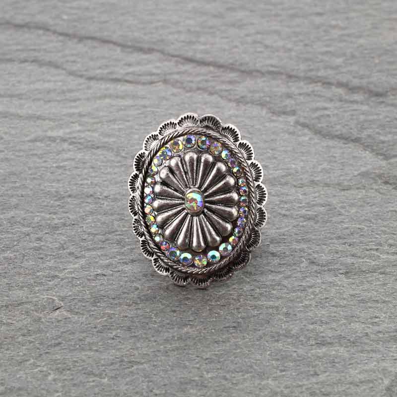 Western Concho Stretch Ring-DR0001/SB 1 – Bluetortoisewholesale