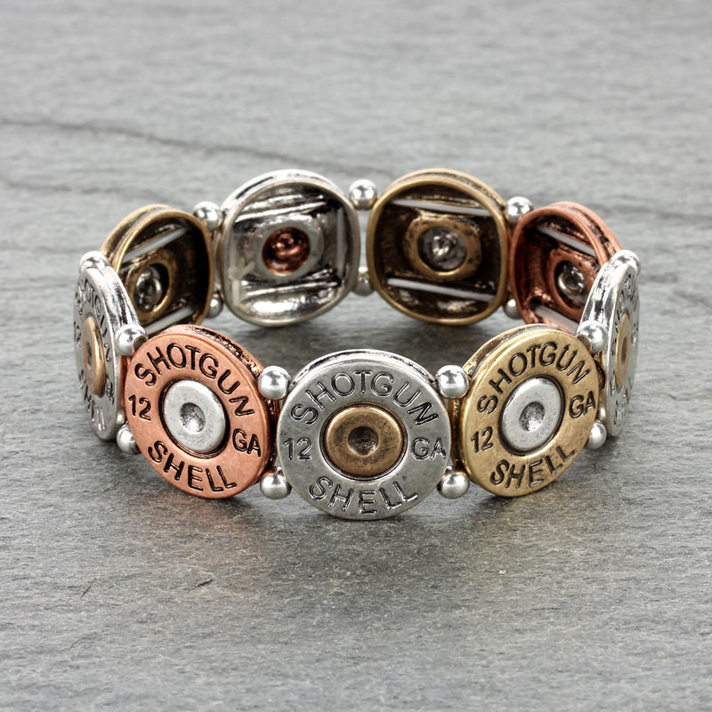 Western Shotgun Shell Stretch Bracelet-QB-4974/MTB 1 ...