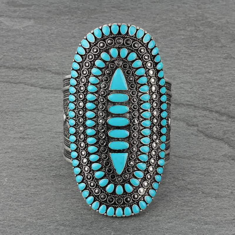 Western Cluster Cuff Bracelet – Bluetortoisewholesale