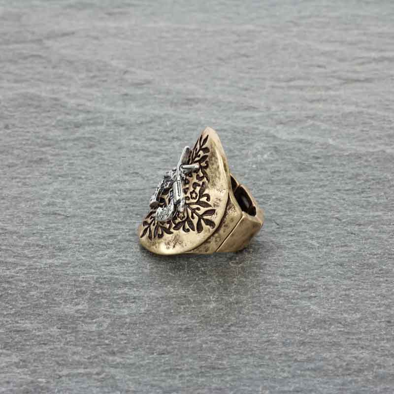 Double Guns Stretch Ring – Bluetortoisewholesale