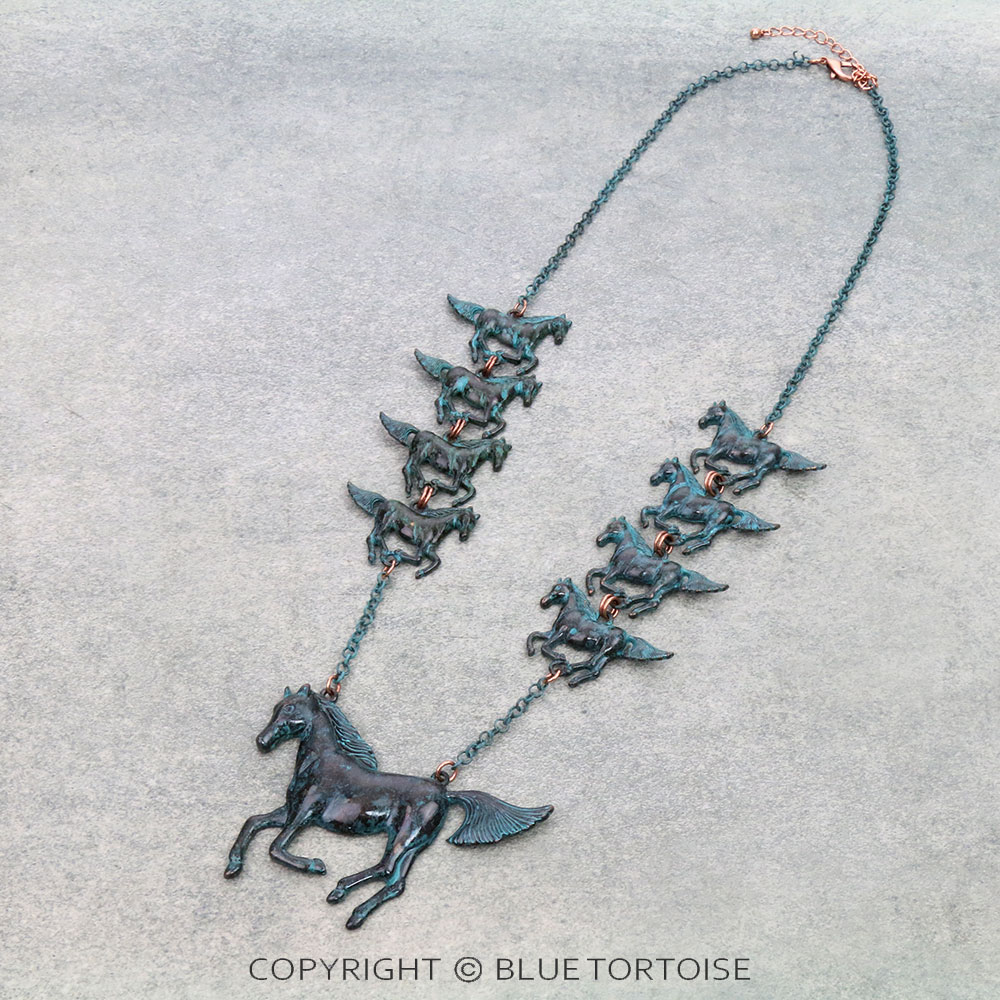 Western Horse Necklace – Bluetortoisewholesale