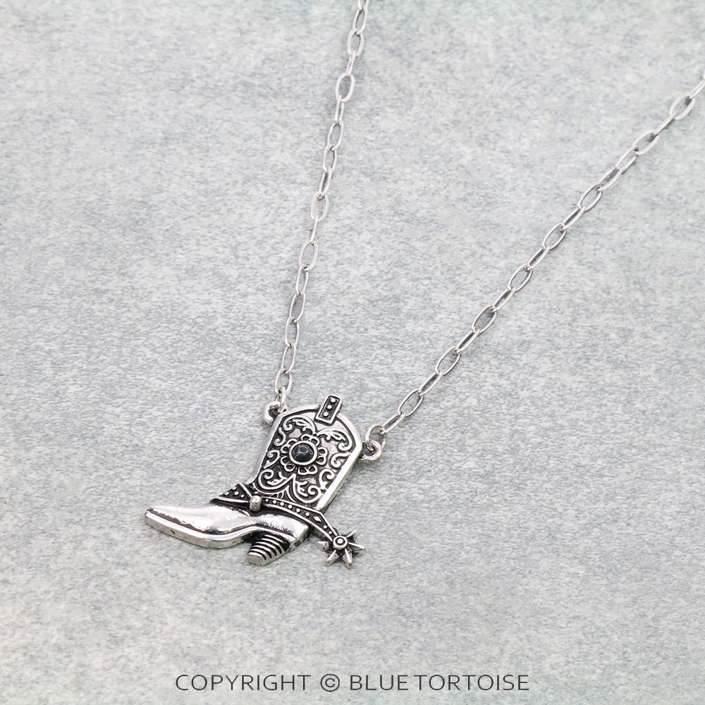 Western Boot Casting Necklace western-boot-casting-necklace