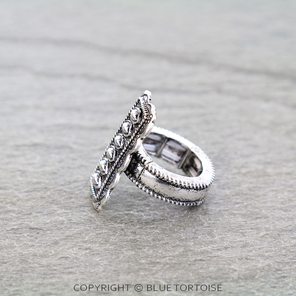 Western Ball TXR Bar Stretch Ring – Bluetortoisewholesale